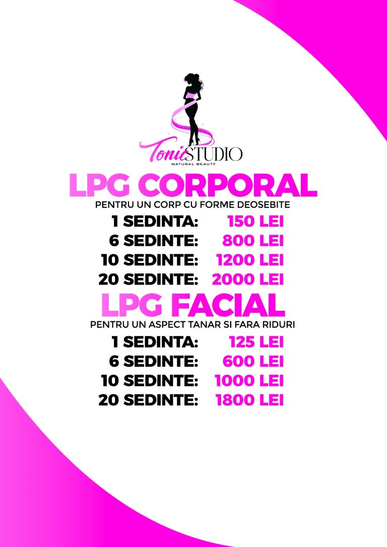 Prețuri - Tonic Studio