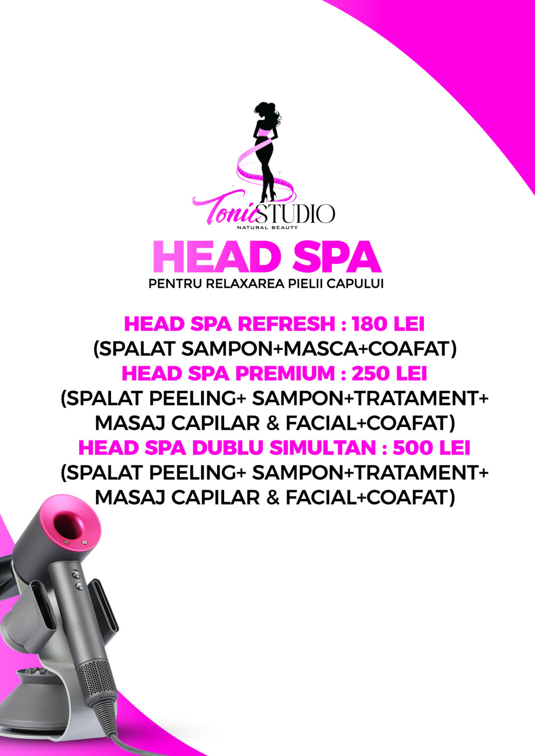 Prețuri – Tonic Studio